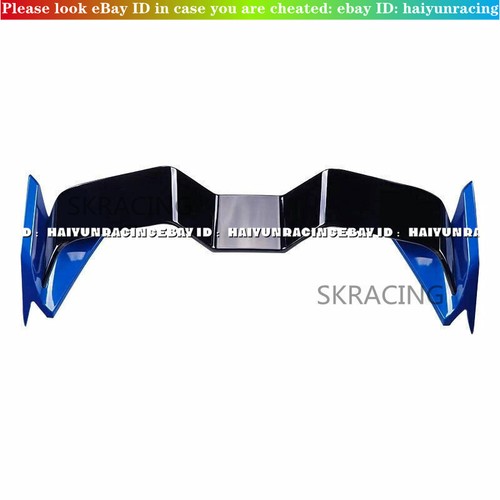 For Honda Civic Sedan 2016-2021 Blue Rear Spoiler Tail Trunk Lip Wing ...
