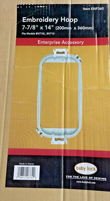 GENUINE Baby Lock 10 Needle Embroidery Machine XL HOOP (7 7/8" X 14 ...