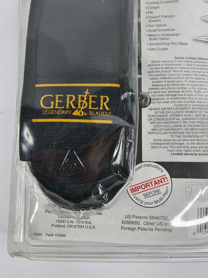 Gerber MP650 Evolution Multi-Plier Interchangeable Head Multi-Tool With ...