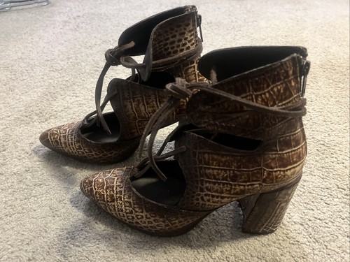 Freebird By Steven Joyce 9 Leather Heels Brand New No Box | eBay