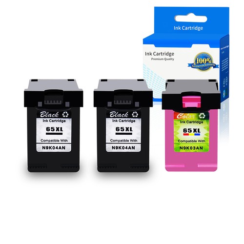 2x Black+1x Color 65XL Ink for HP Deskjet 2620 3750 2623 3762 2630 2634 ...