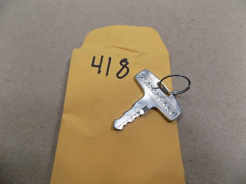 NEW OEM NOS KAWASAKI MOTORCYCLE PRE-CUT KEY / 418 | eBay