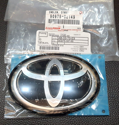 GENUINE 90975-02149 Logo Emblem Decal Rear For Toyota Fortuner GR Sport ...