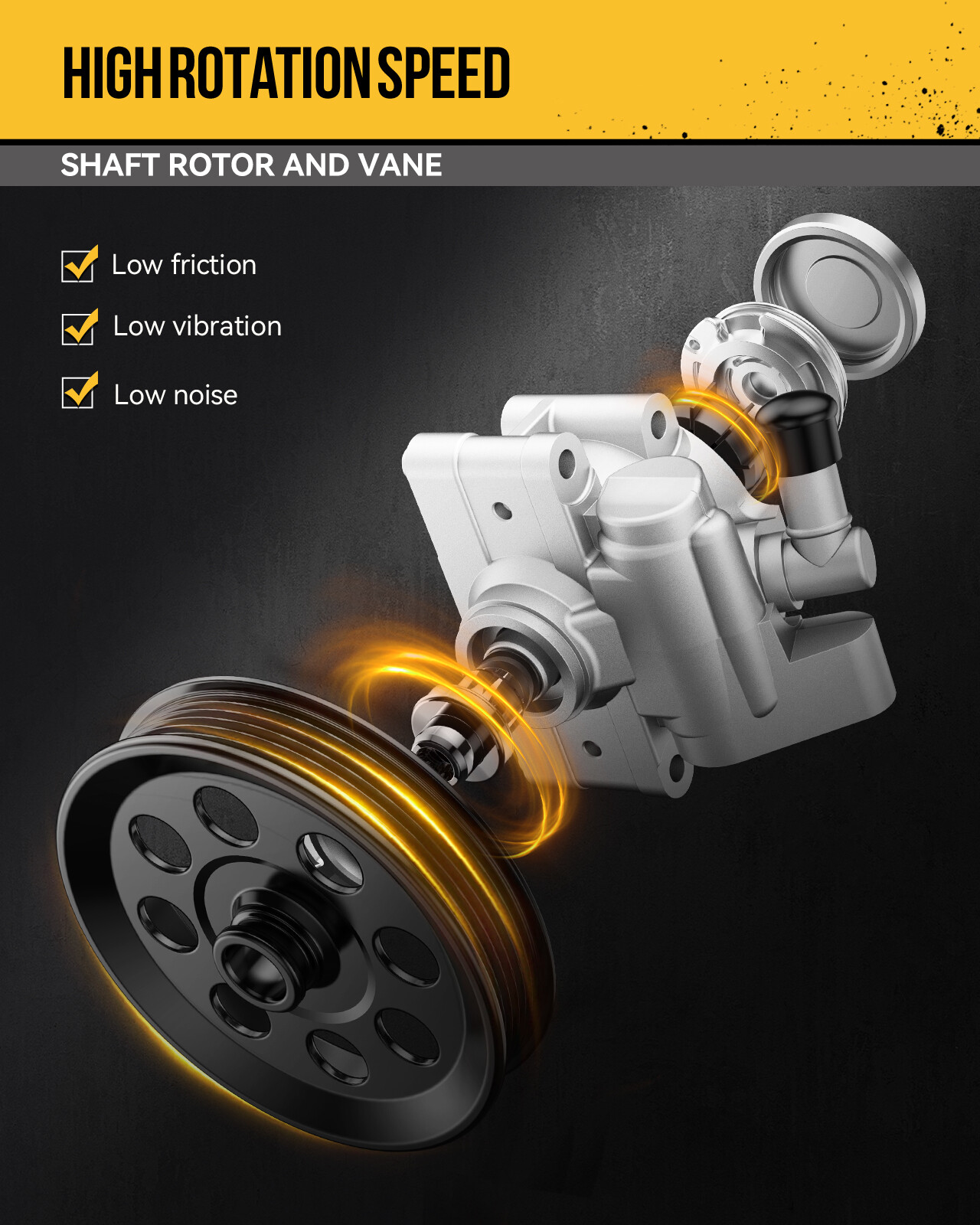 Power Steering Pump for 2008 2009 20010 Mercedes C Class C300 C350 ...