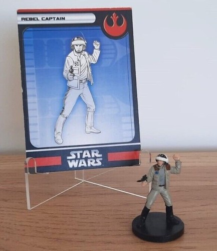 Figurine Star Wars Miniatures : Rebel Captain / Capitaine Rebel 2P7/24 ...