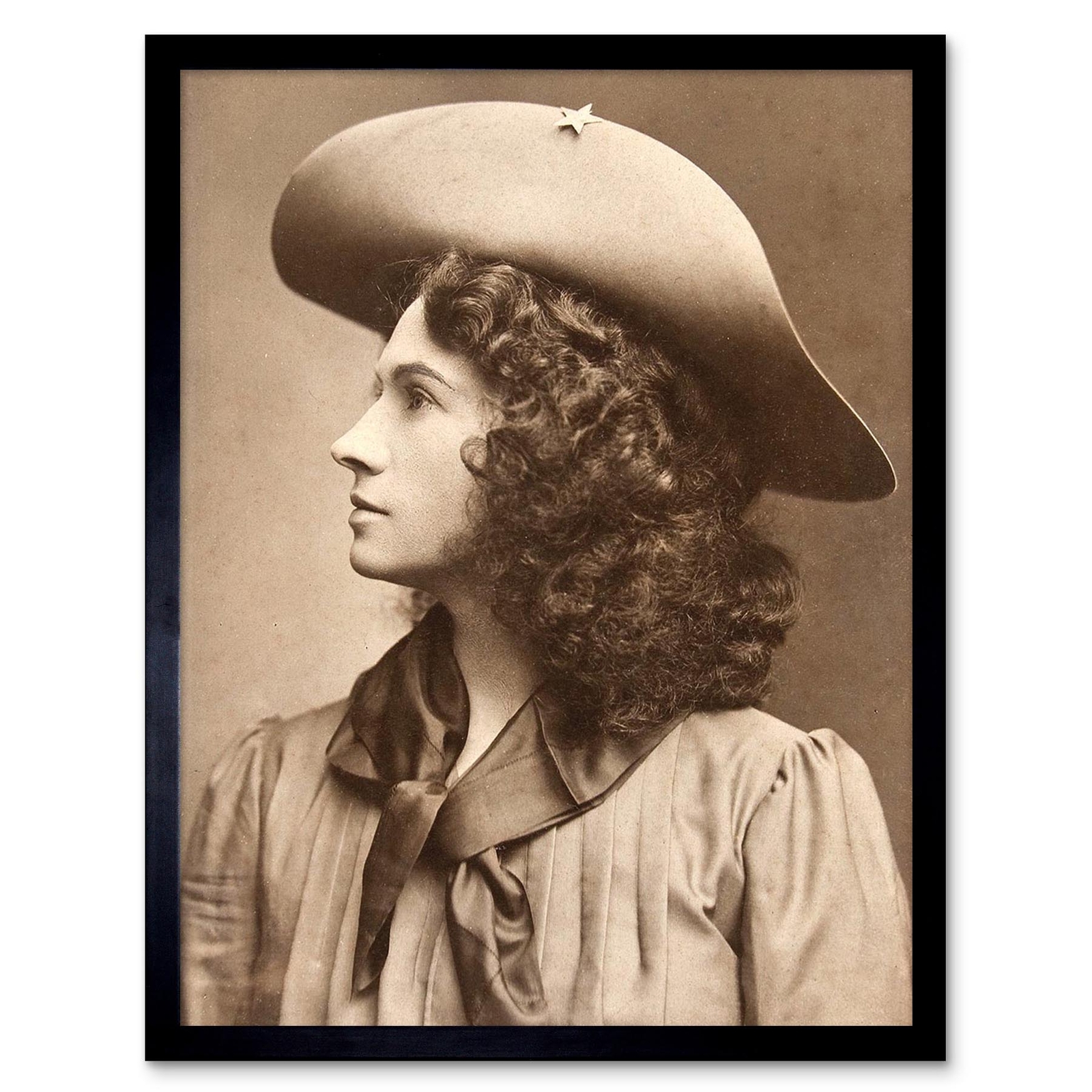 Photograph Sharp Shooter Wild West Buffalo Bill Annie Oakley 12X16 ...