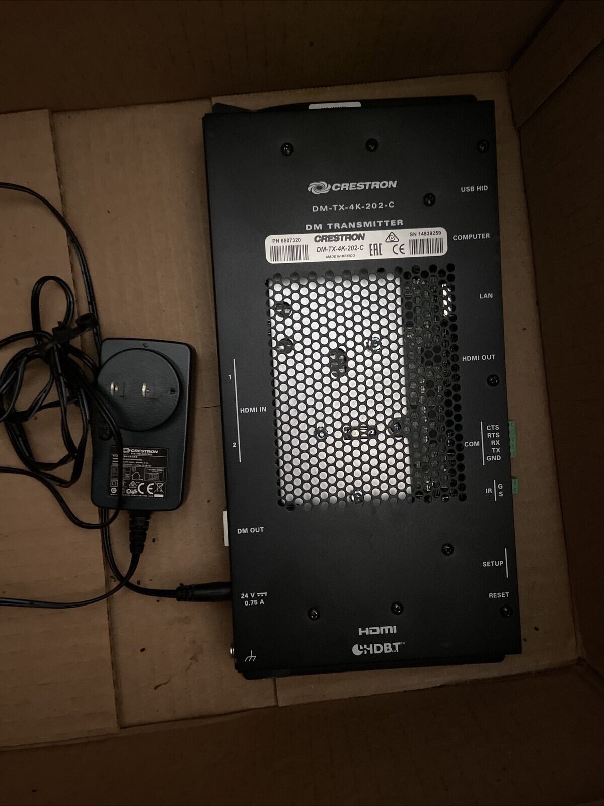 CRESTRON DM-TX-4K-202-C : DM Digital Media Transmitter | eBay