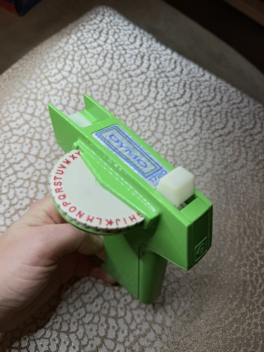 Vintage Green Dymo 1720 Manual Hand Held Label Maker Embosser Printer ...