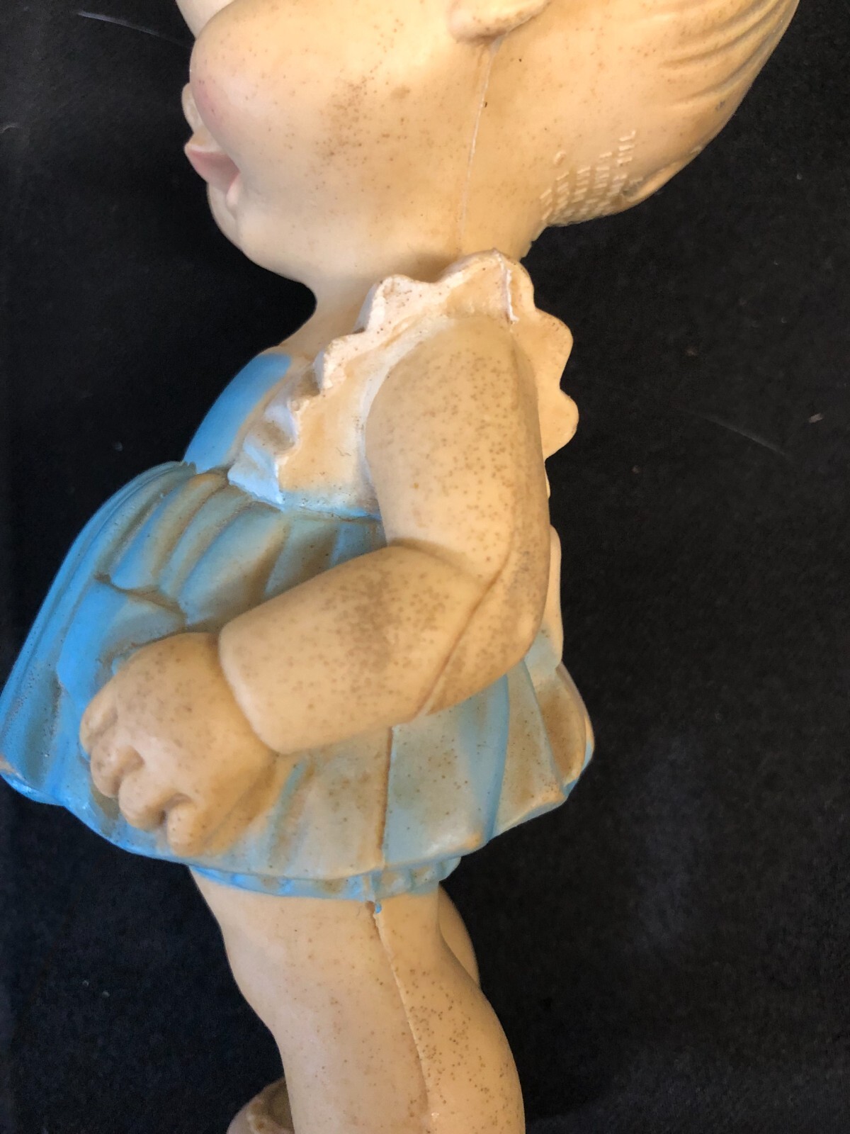 Rare VTG 1950s THE SUN RUBBER CO. Rubber Doll in Blue Dress by Ruth E ...