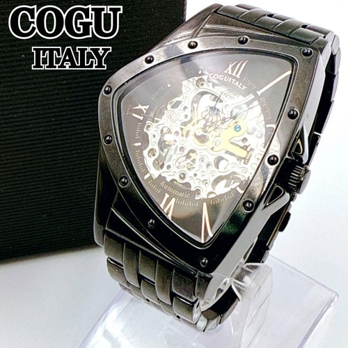 Cogu Automatic Skeleton Triangle Gold Roman Unisex Watch Used | eBay