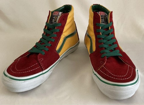 Vans Sk8-Hi V38-40 Rasta Color Red Yellow Green Sneaker without box Men ...