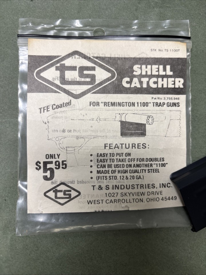 TS Shell Catcher For Remington 1100 Trap Gun Mod. STK No. TS. 1100T N.O ...