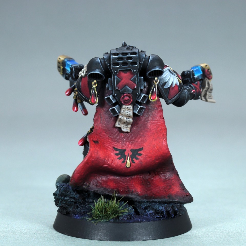 Painted Death Company Sergeant Blood Angels Veteran Miniature Warhammer ...