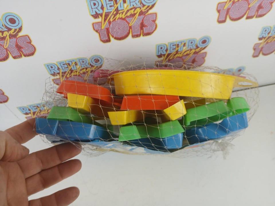 Alphabet Letters Write On The Beach Vintage Game Set Up Paddle | eBay