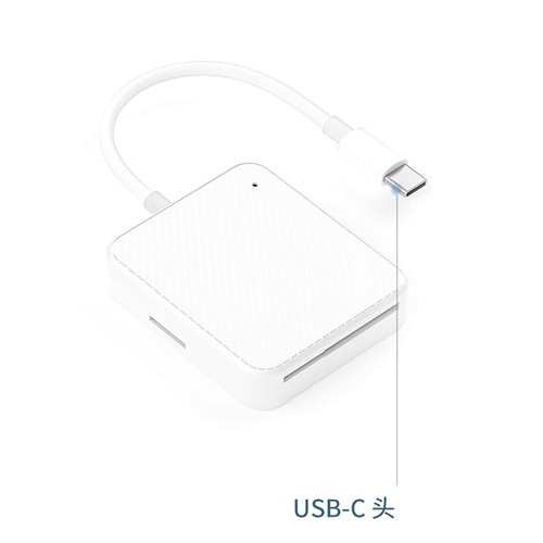 4 in 1 Type-C USB-C Smart Media M2 SD SM XD Memory Card Reader Adapter ...