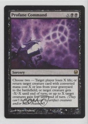 Profane Command Magic: Duel Decks: Ajani vs Nicol Bolas #70 | eBay