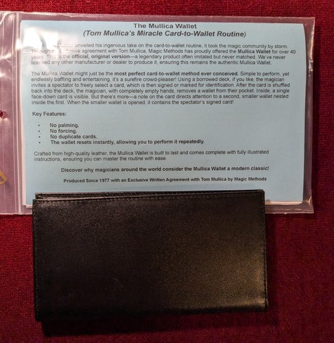 The Mullica Wallet - from Magic Methods | eBay