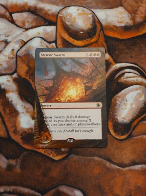 Magic the Gathering Meteor Swarm #1 Hand Painted Unique Custom MTG ...