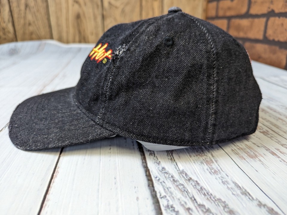 Flaming Hot Cheetos Hat Cap Black Embroidered Strap Back Frito Lay ...