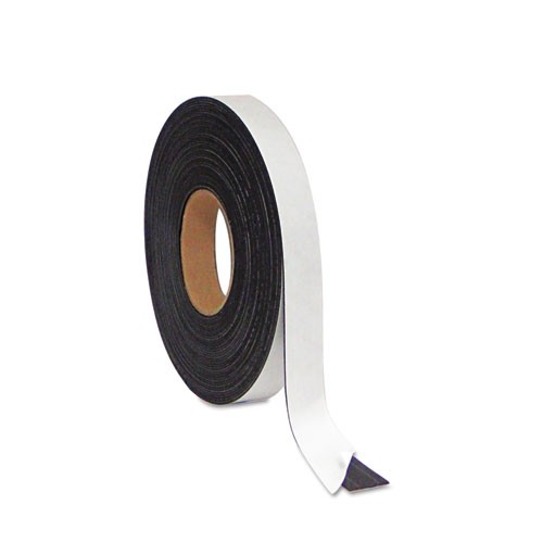 MasterVision Magnetic Adhesive Tape Roll 1 Inch X 50 Feet Black FM2021 ...