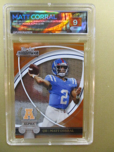 2021 Wild Card Alumination NIL Collegiate Edition - Alpha Matt Corral # ...