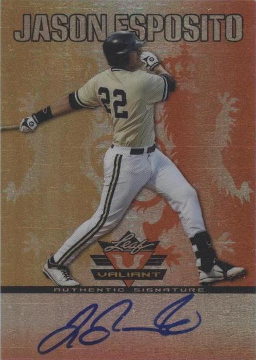 2011 Leaf Valiant - Jason Esposito #VA-JE1 Orange /25 (AU, RC) for sale ...