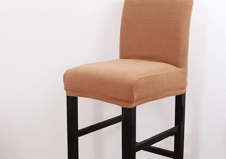 Stretch Jacquard Fabric Counter Stool Chair Covers Pub Bar Barstool ...
