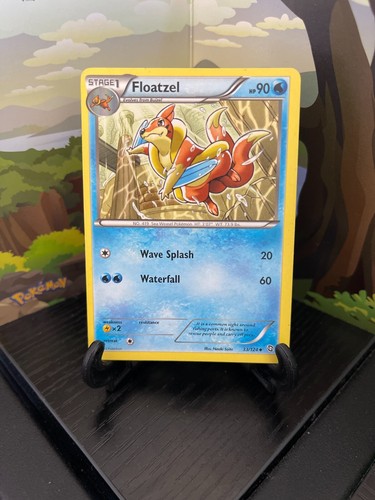 Floatzel 33/124 - Dragons Exalted - Uncommon - Pokemon Card TCG - LP/MP ...