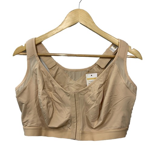 DELIMIRA Women's Full Coverage Front Closure Wire Back Support Posture ...