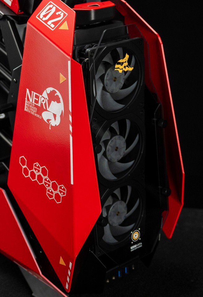 Evangelion EVA-02 Asuka Langley Sohryu Themed PC Case Jonsbo MOD 5 | eBay