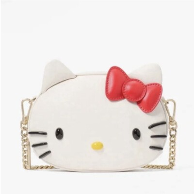 BRAND NEW KATE SPADE x Hello Kitty Mini 3D Crossbody Bag Purse Novelty ...