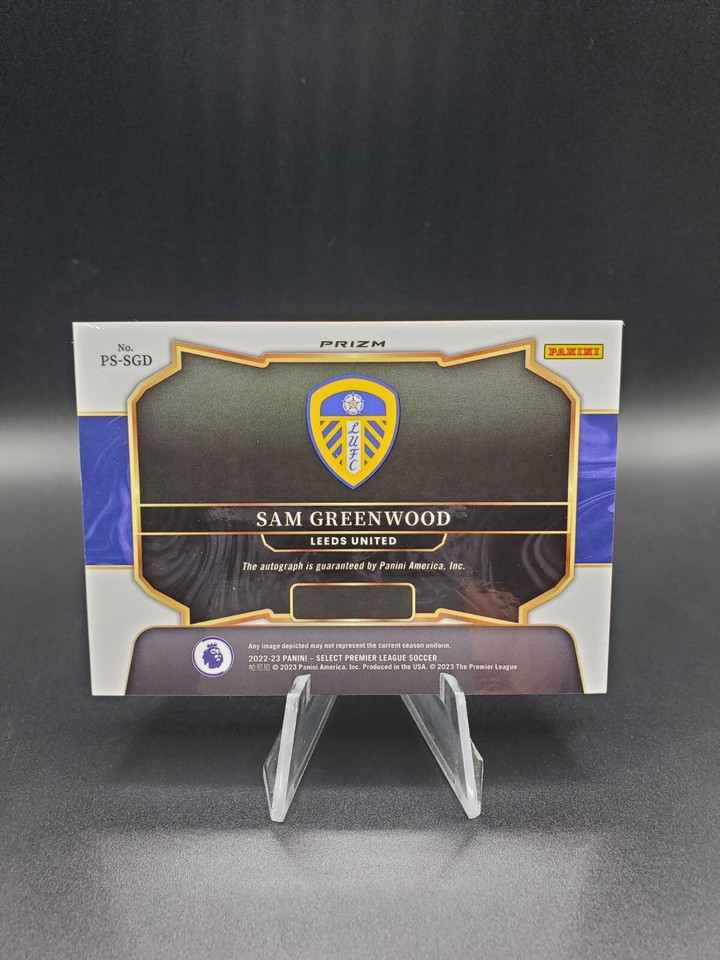 Sam Greenwood 2022-23 Panini Select EPL Pitchside Signatures Rookie ...
