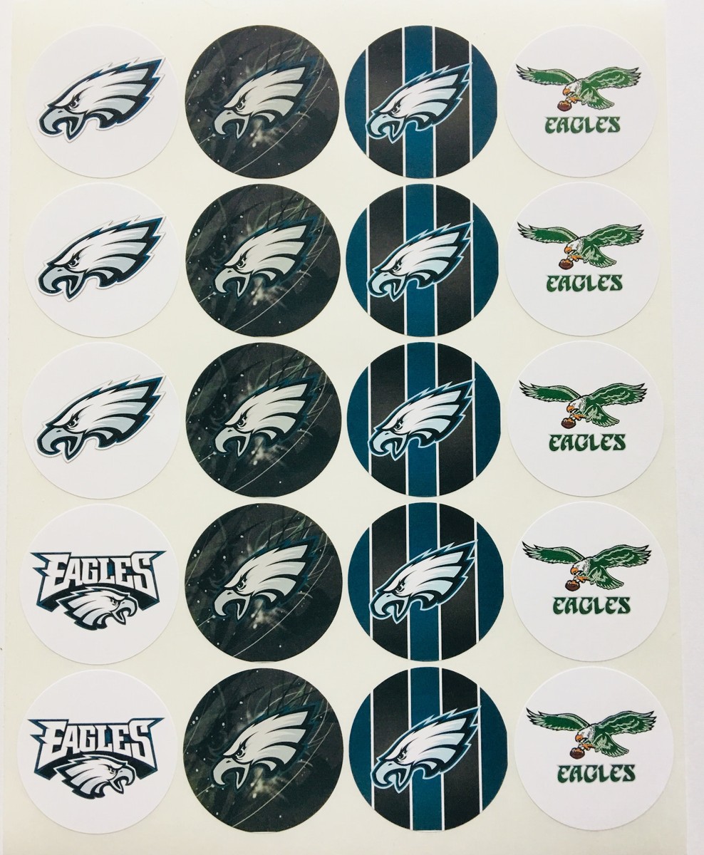 Eagles Football Stickers FOOTBALL EAGLES MASCOT DECAL / STICKER 04