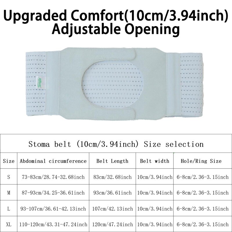 Ostomy Support Belt Adjustable Stoma Support Belt Ostomy Hernia Belt ...