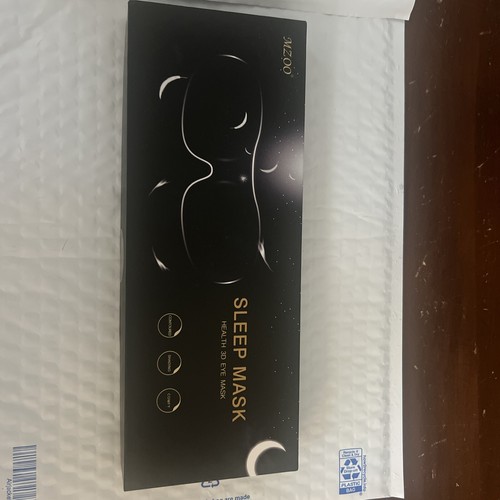 MZOO Sleep Eye Mask, Zero Eye Pressure 3D Sleeping Mask. BOX ONLY w ...