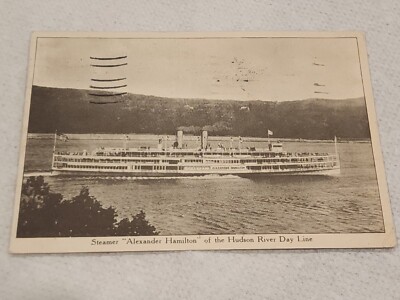 Postcard- Ship - Alexander Hamilton - Hudson River Day Line (Postally ...