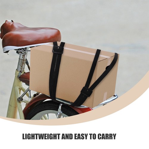 2 Pcs Luggage Tie-down Rope Motorcycle Bungee Cord Dual Hook Adjustable ...