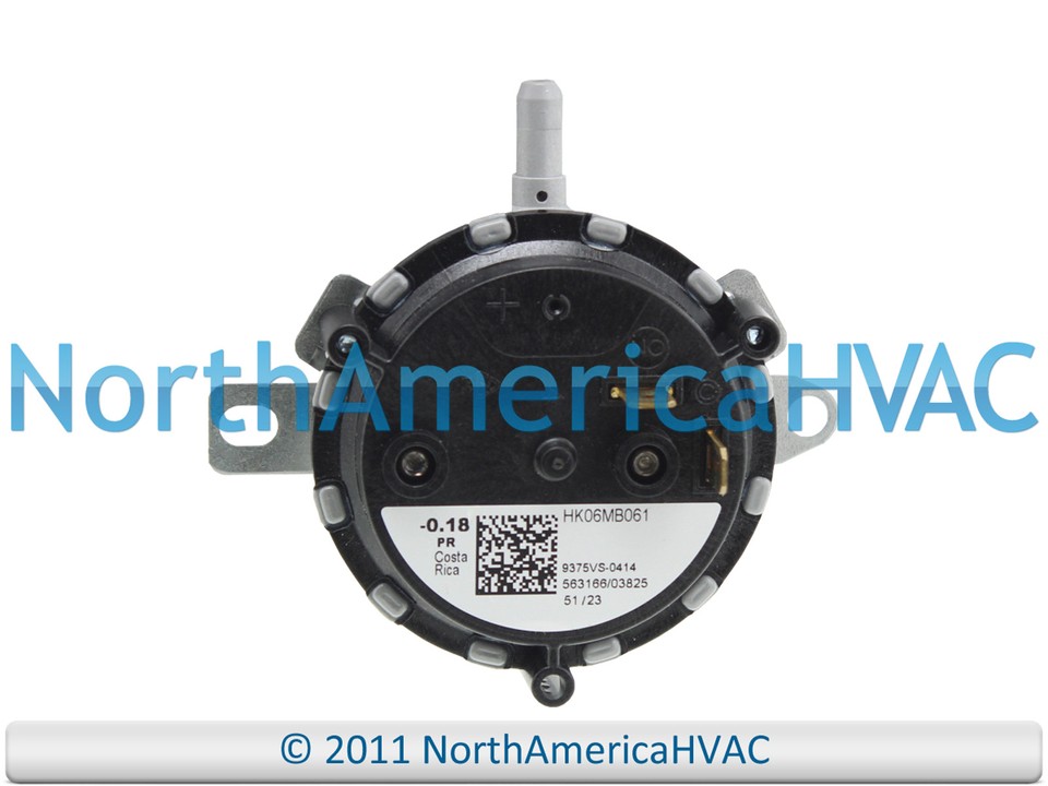 OEM Furnace Air Pressure Switch Replaces Honeywell HK06WC061 0.18 | eBay