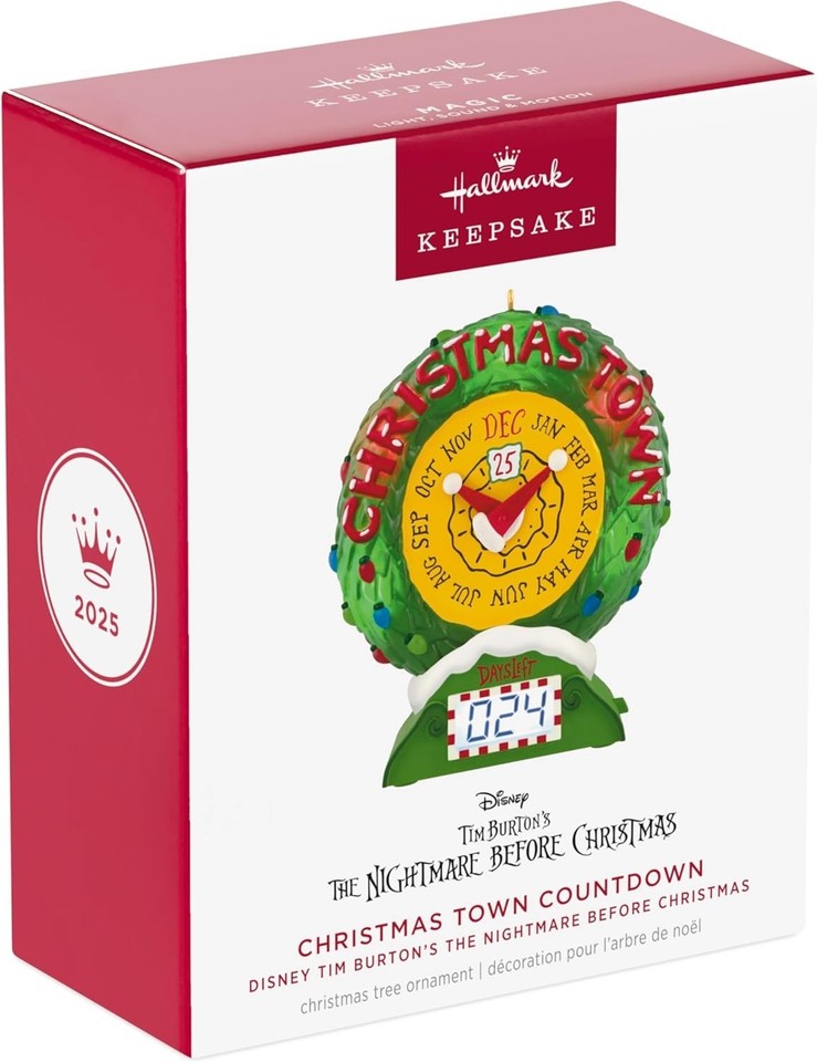 Hąllmark Keepsake Christmas Ornament 2025, Disney Tim Burton's The ...
