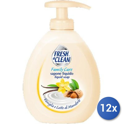 12X Bundle Fresh & Clean Savon 300 Ml. Vanille Amande | eBay