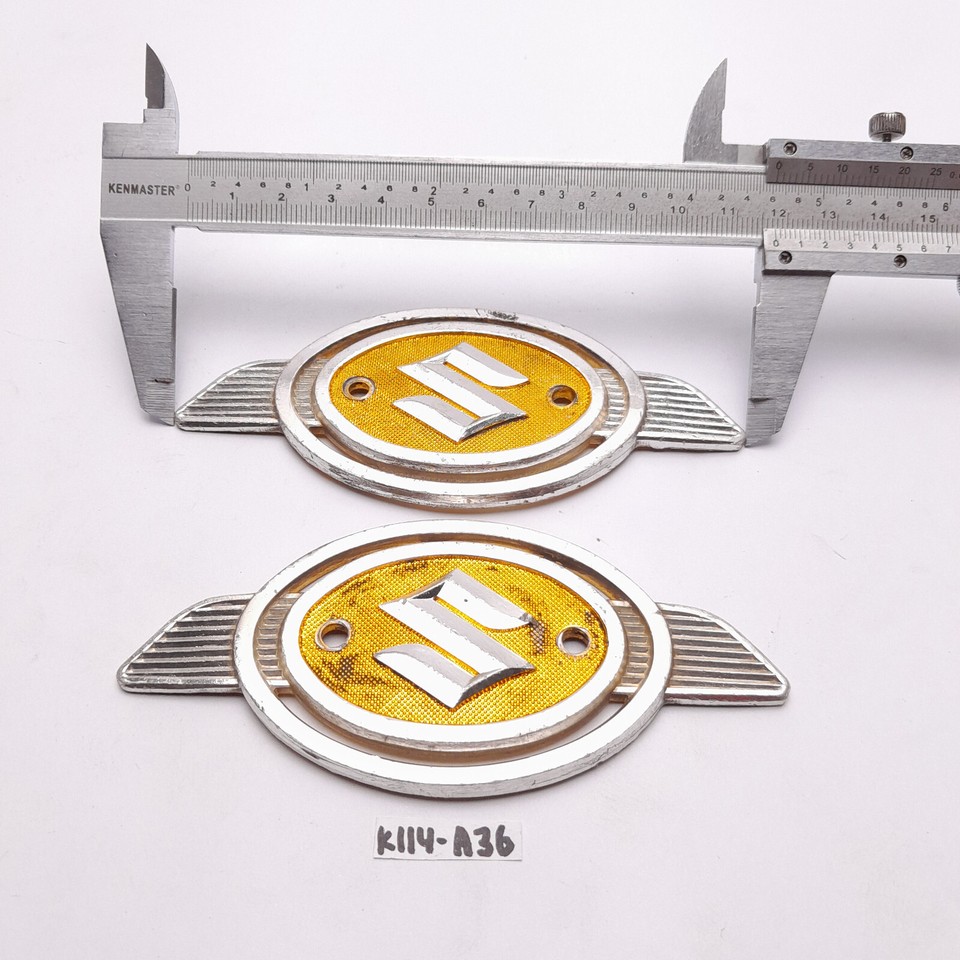 GENUINE SUZUKI T125 T200 T250 T350 T500 TC125 STINGER EMBLEM GAS TANK ...