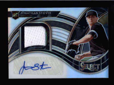 JONATHAN STIEVER 2021 PANINI SELECT ROOKIE PRIZM JERSEY AUTO #/199 ...