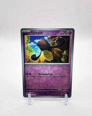 Yamask Common Reverse Holo Pokémon TCG Paradox Rift 75/182 | eBay