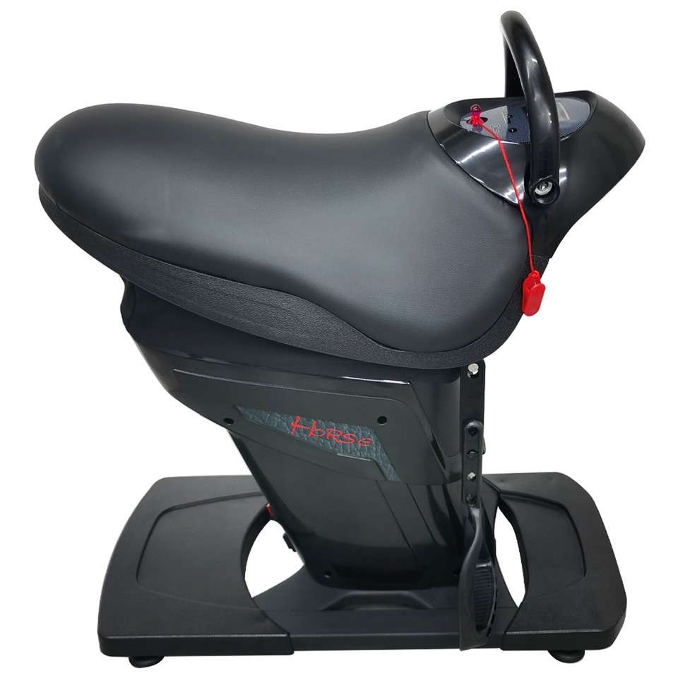 110V Black Horse Riding Machine Exercise Machine Electric Horse Riding ...