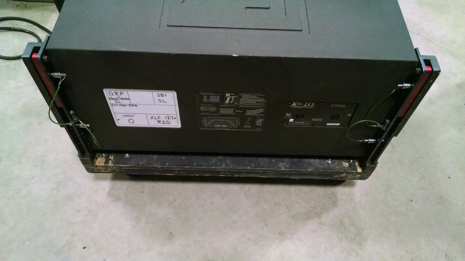 EV xlc 215 Electro Voice 215 line array sub bass cabinet xlc 127 dvx ...