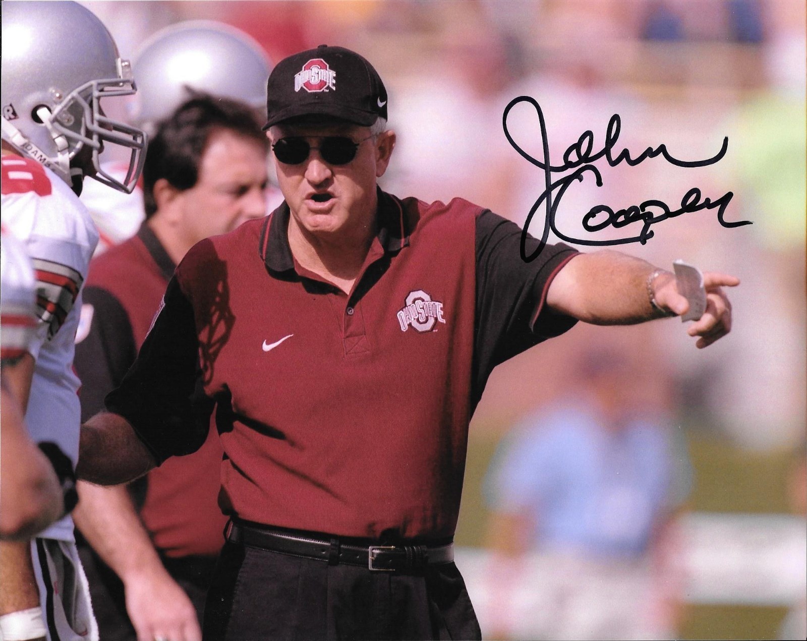 JOHN COOPER HAND SIGNED OHIO STATE BUCKEYES 8X10 PHOTO W/COA | eBay