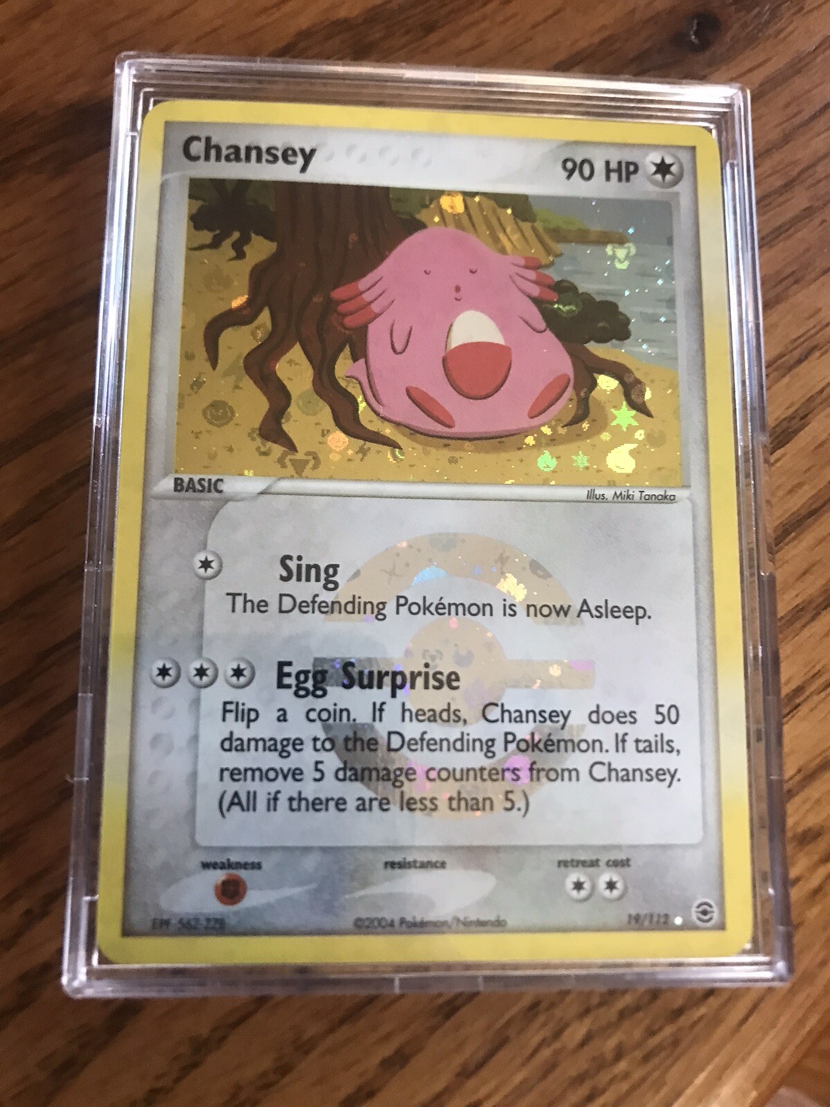 Chansey 19/112 EX FireRed & LeafGreen Pokemon Card Reverse Holo Rare | eBay
