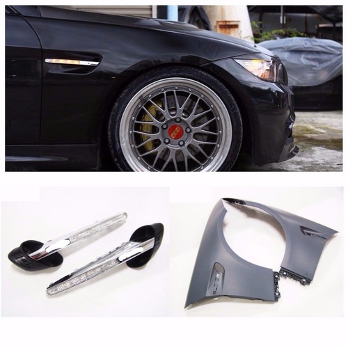 BMW 3 SERIES E92 E93 COUPE CONVERTIBLE M3 STYLE LOOK FRONT WINGS ...