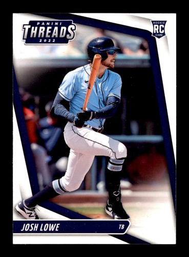 2022 Panini Chronicles Threads #9 Josh Lowe Tampa Bay Rays Baseball ...