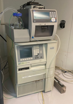 Waters Alliance 2695 HPLC + Alltech 3300 ELSD & Phenomenex TS-130 Colum ...
